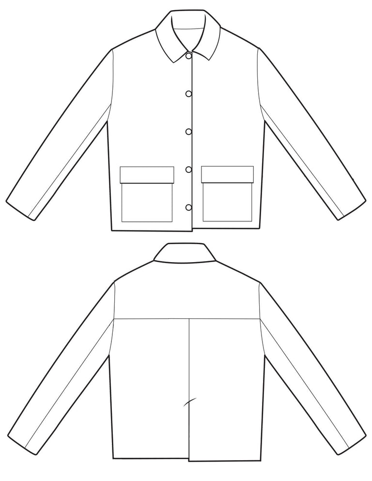 PDF Pattern - Boxy Jacket | The Makers Atelier – MaaiDesign Fabrics