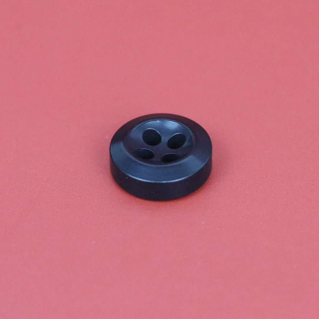Classic Shirt Buttons - 12mm - Black – MaaiDesign Fabrics