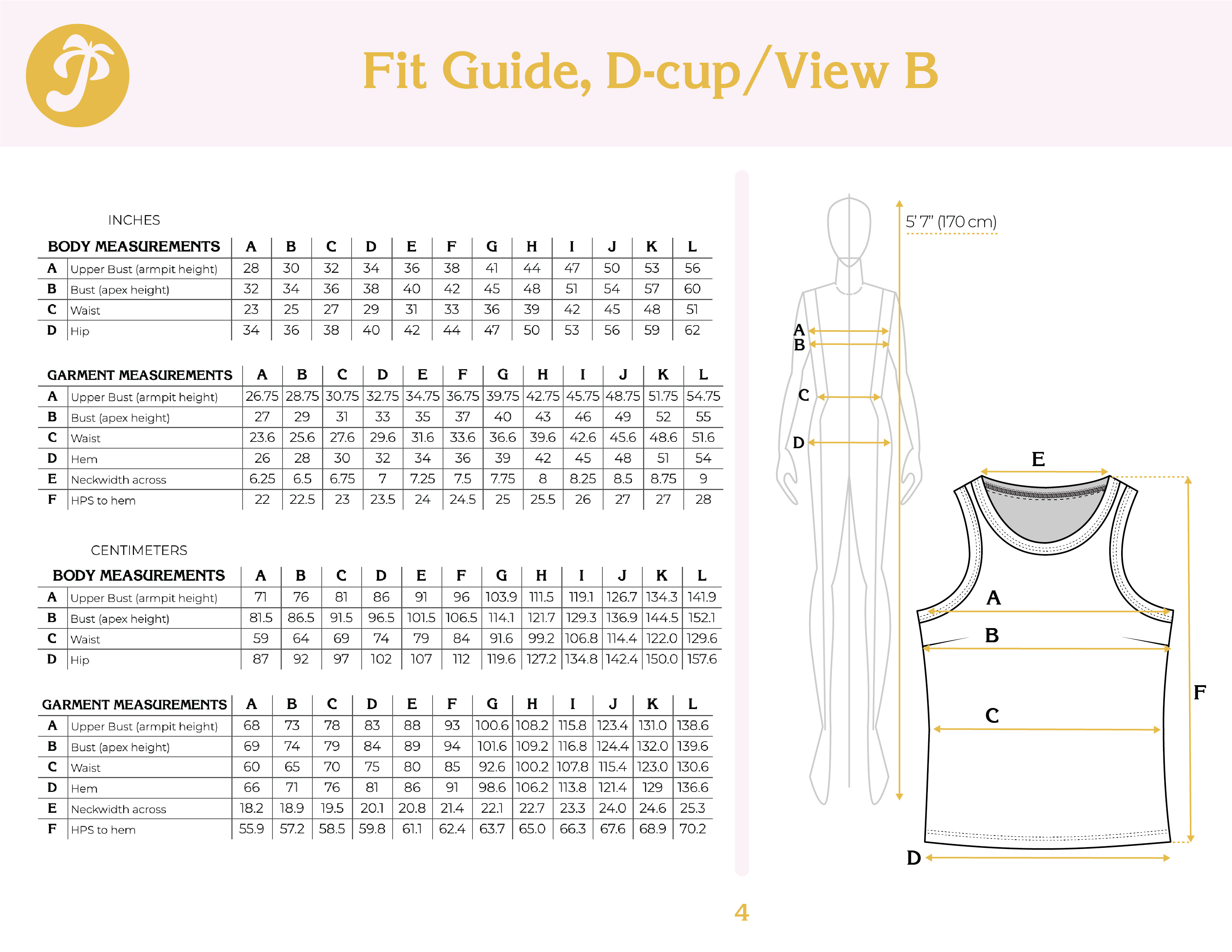 PDF Pattern - Blomma Tank | Paradise Patterns – MaaiDesign Fabrics