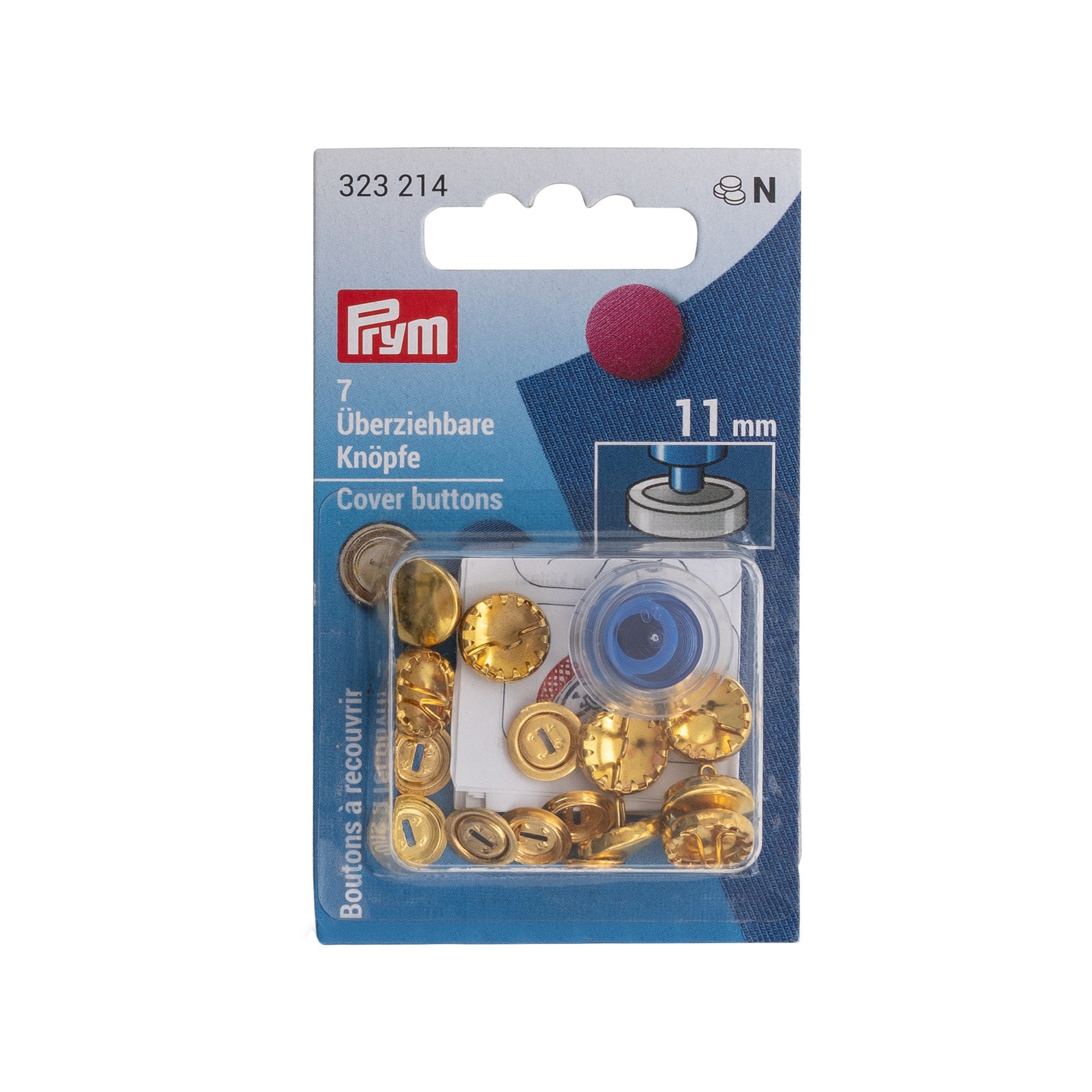 Prym Self-Cover Buttons - 11mm – MaaiDesign Fabrics