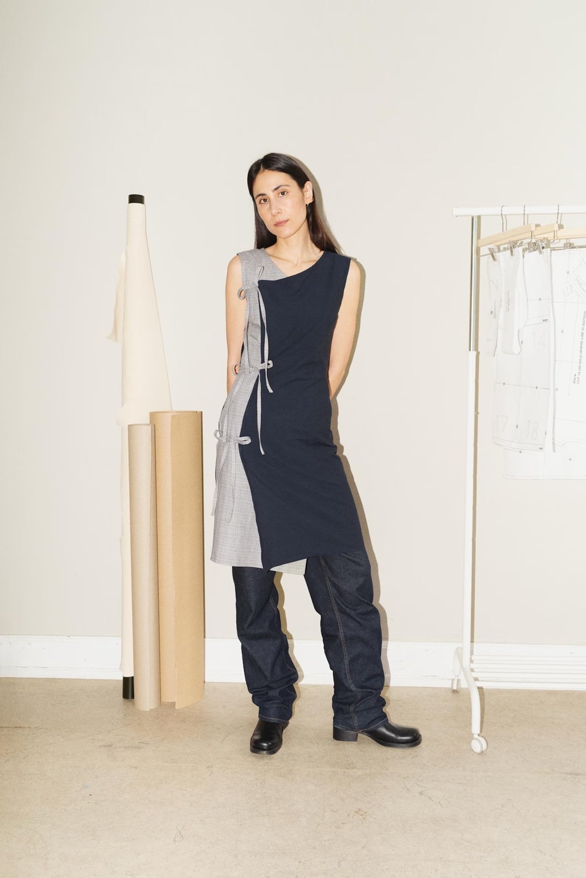 PDF Pattern - Crossover Dress | Puff and Pencil – MaaiDesign Fabrics