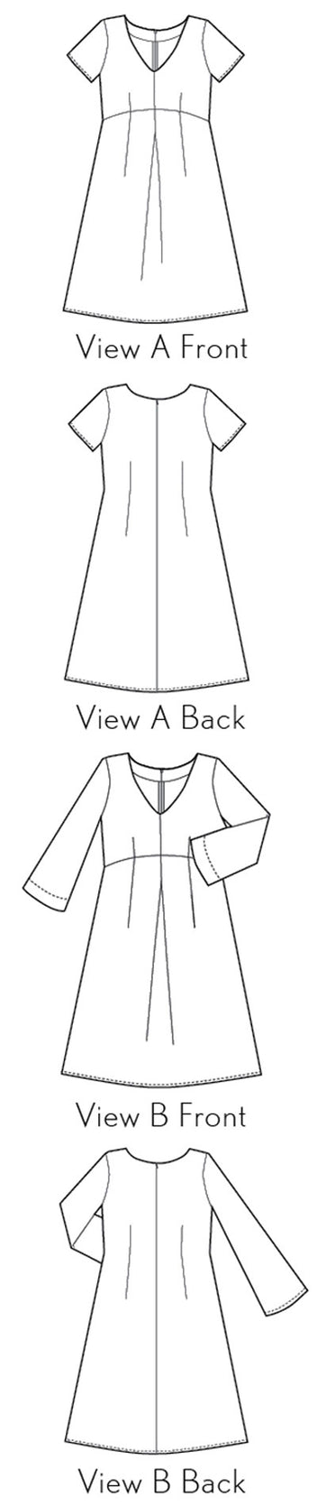 PDF Pattern - Kyoto Dress | Liesl + Co – MaaiDesign Fabrics