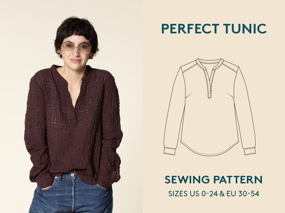 Perfect Tunic - Sewing Pattern | Wardrobe By Me – MaaiDesign Fabrics