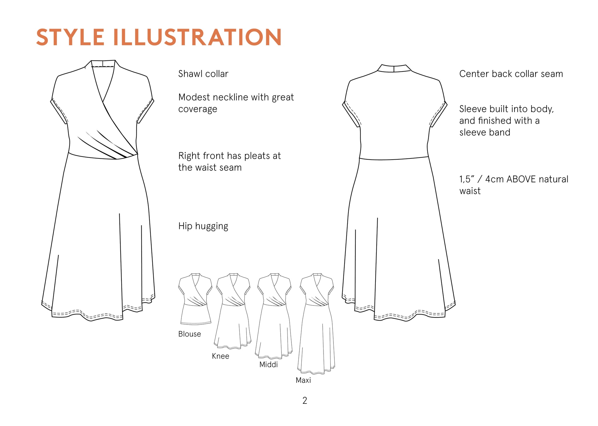 Mirri Jersey Dress - Sewing Pattern | Wardrobe By Me - MaaiDesign Fabrics