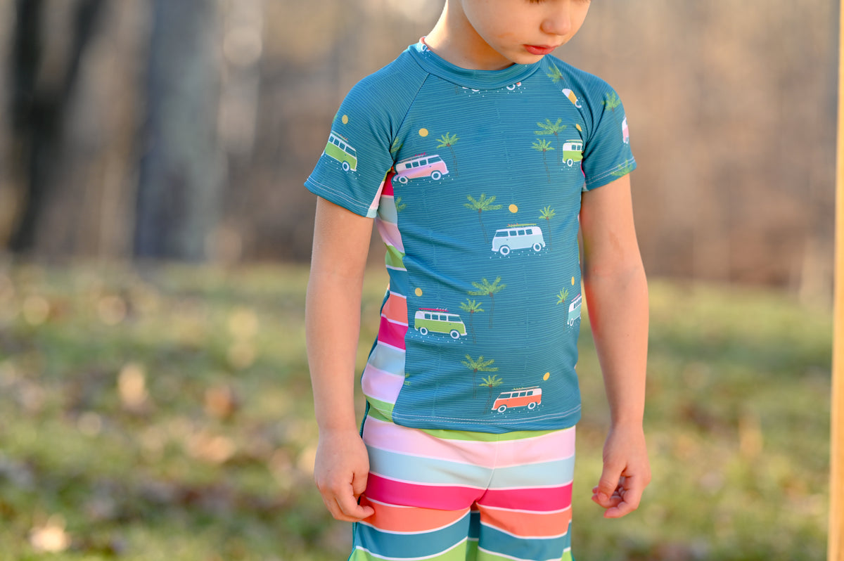 PDF Pattern - Reef Beach Rashie | Waves & Wild – MaaiDesign Fabrics