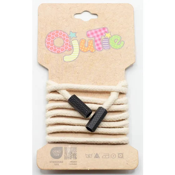 Round Drawstring Cord - Natural – MaaiDesign Fabrics