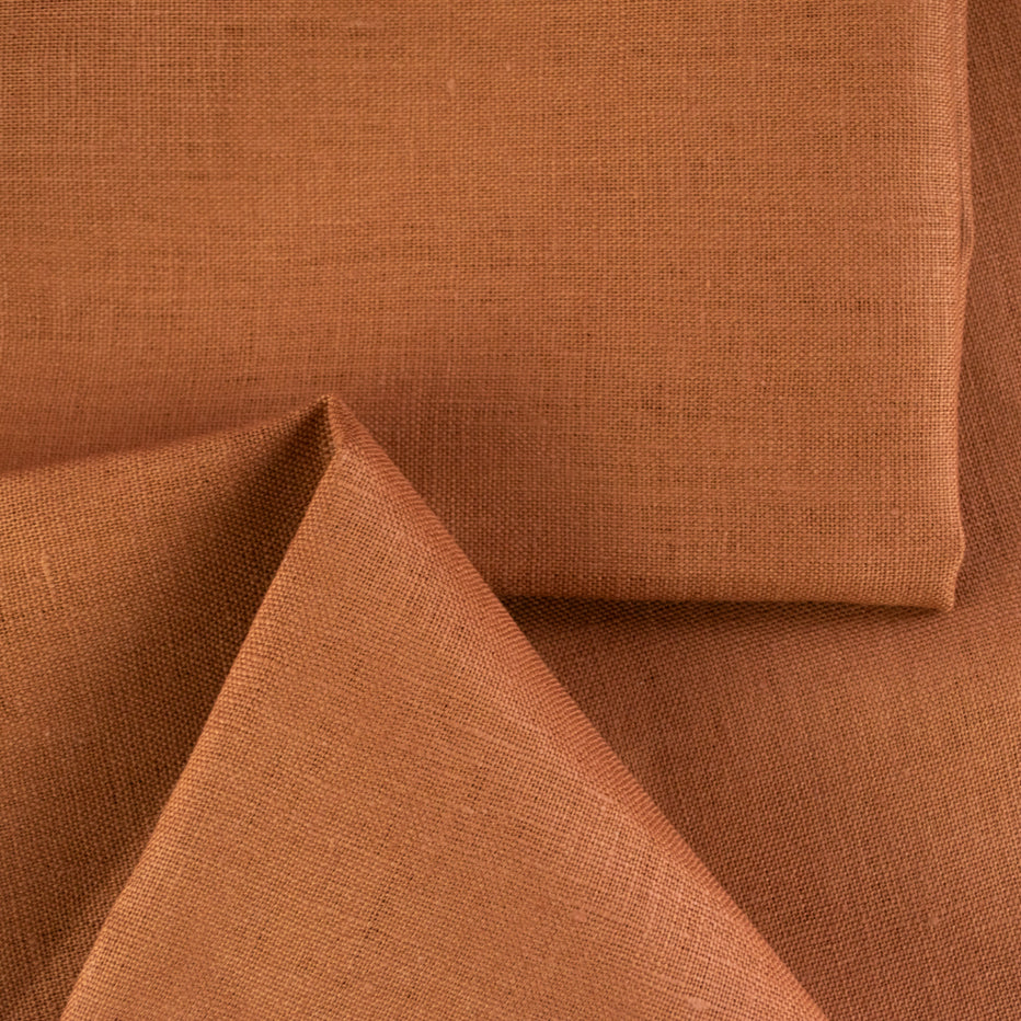 Smooth Crisp Linen - Toffee – MaaiDesign Fabrics