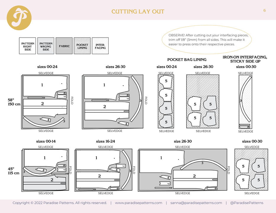 PDF Pattern - Protea Pants | Paradise Patterns – MaaiDesign Fabrics