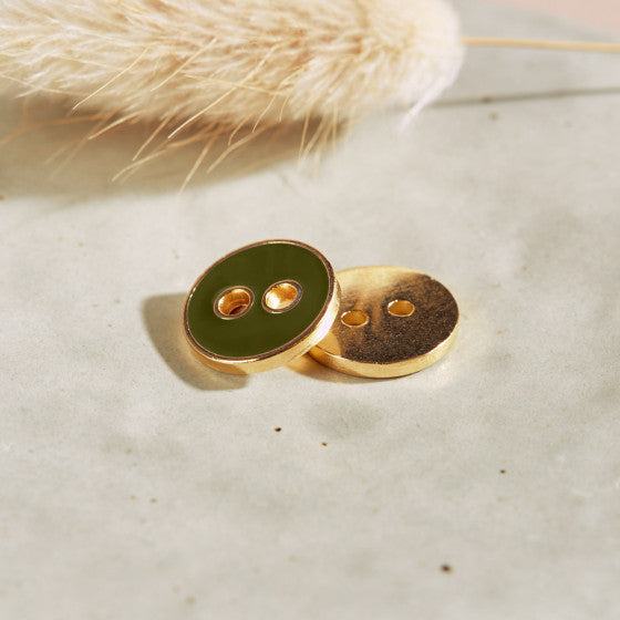 Atelier Brunette - Joy Buttons - Ivy Green - 12mm – MaaiDesign Fabrics