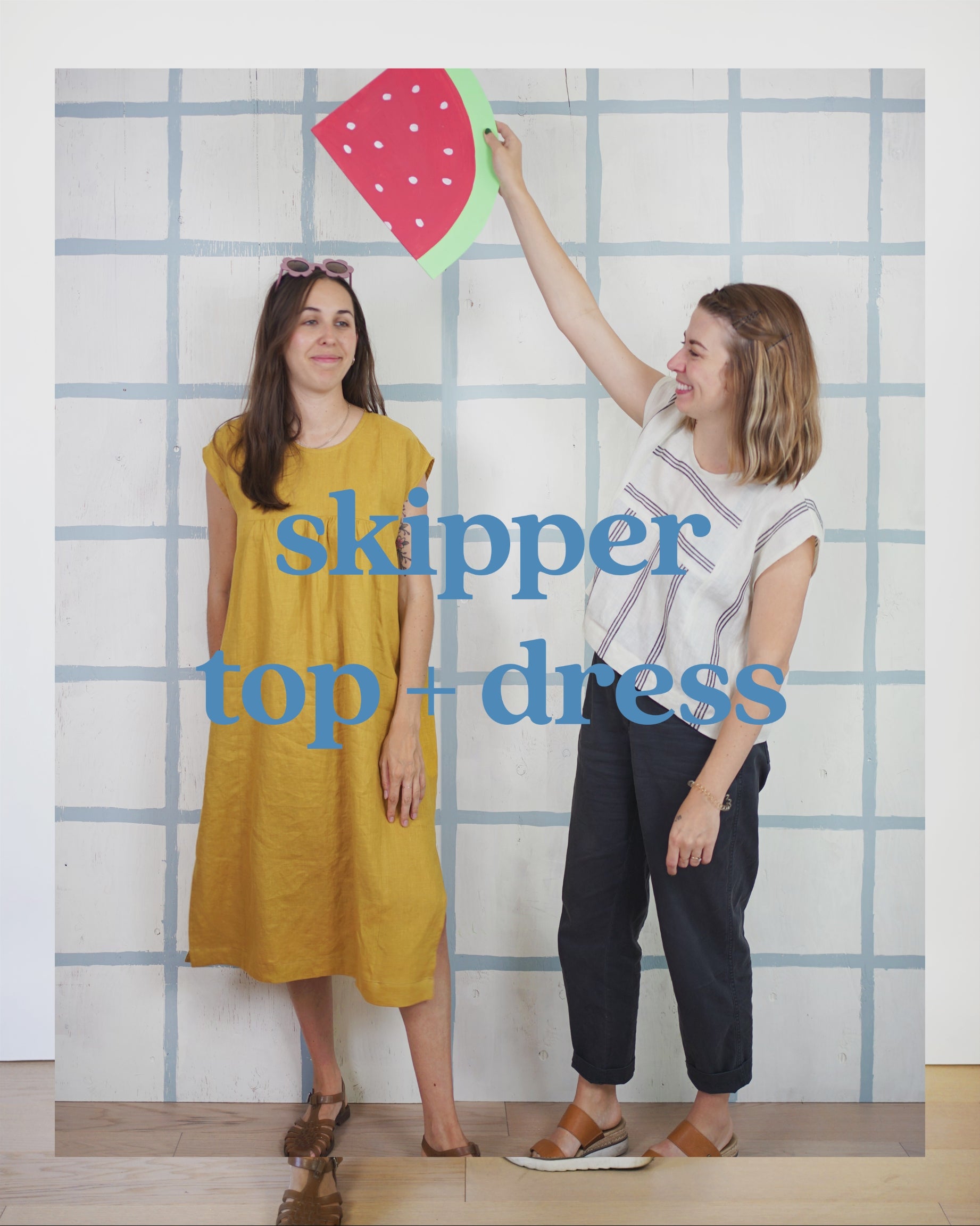 PDF Pattern - Skipper Top and Dress | Matchy Matchy Sewing Club