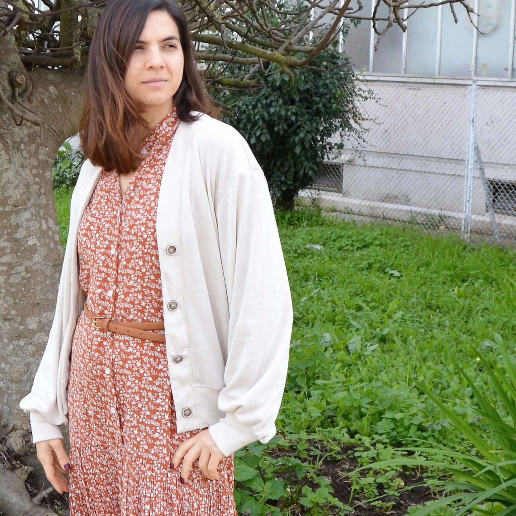 PDF Pattern - Balloon Cardigan | Wardrobe By Me – MaaiDesign Fabrics