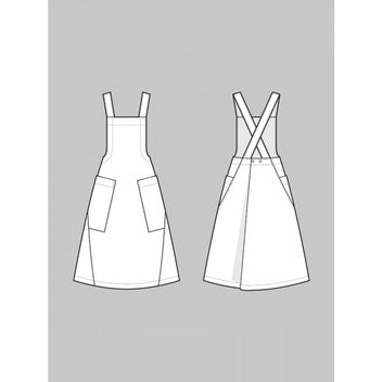 Apron Dress - Sewing Pattern | The Assembly Line – MaaiDesign Fabrics