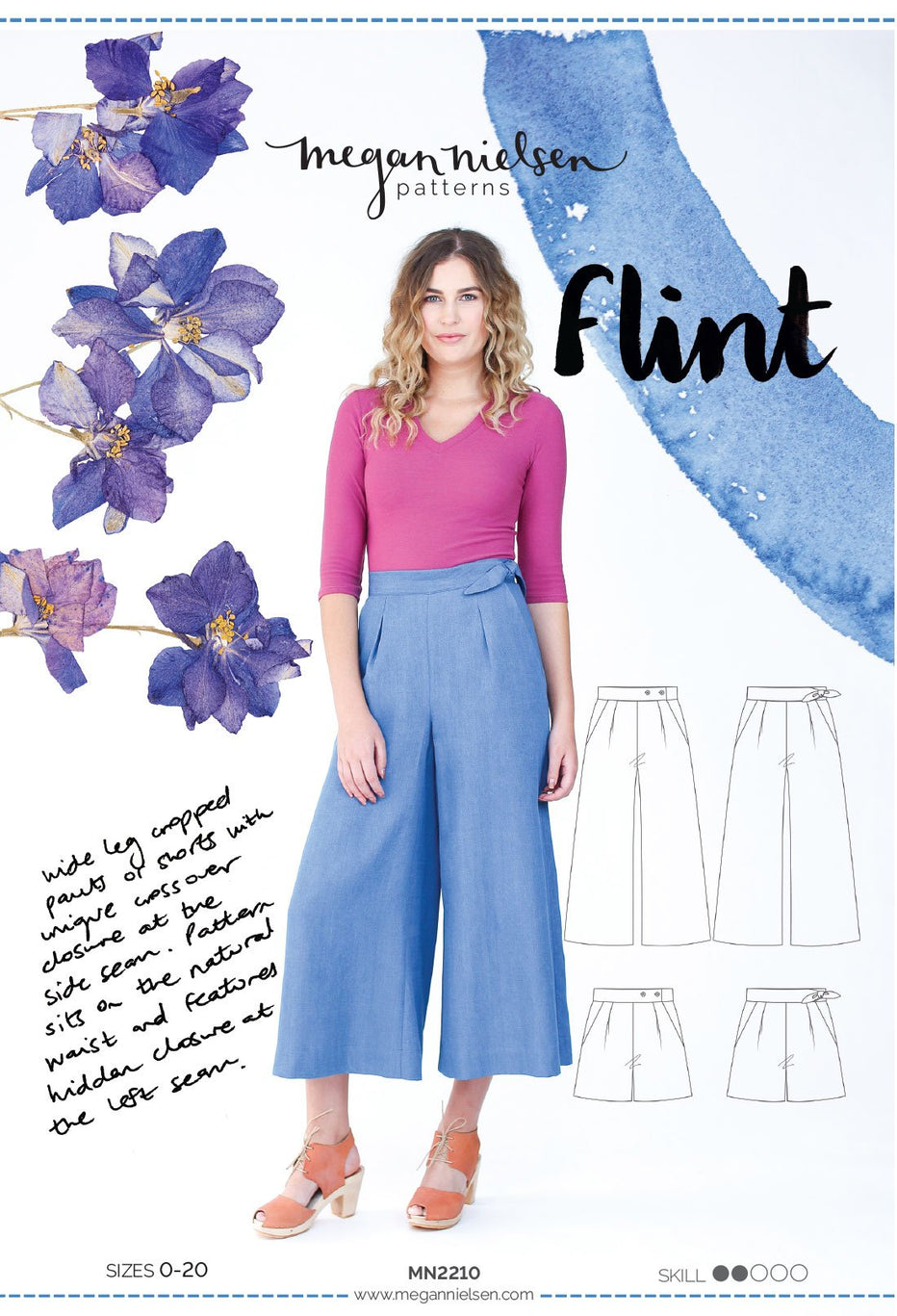 Flint Pants and Shorts - Sewing Pattern | Megan Nielsen – MaaiDesign ...