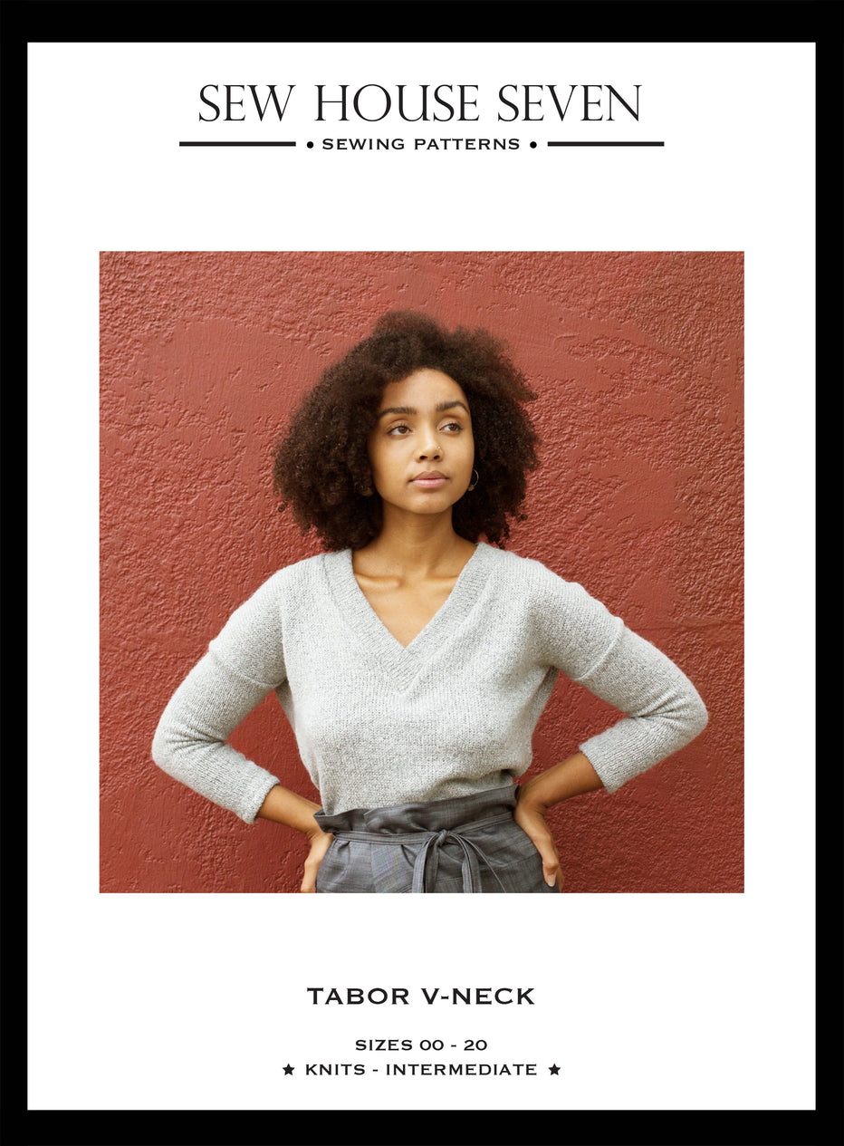 Tabor V-neck - Sewing Pattern | Sew House 7 – MaaiDesign Fabrics