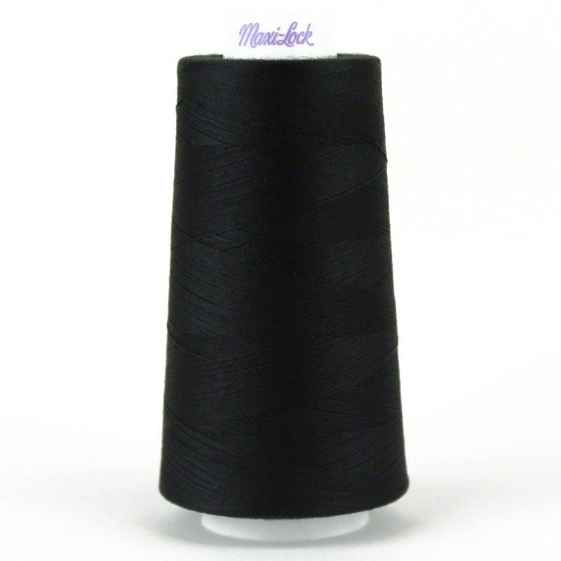 Maxi-Lock Stretch - Overlocker Thread - Black – MaaiDesign Fabrics
