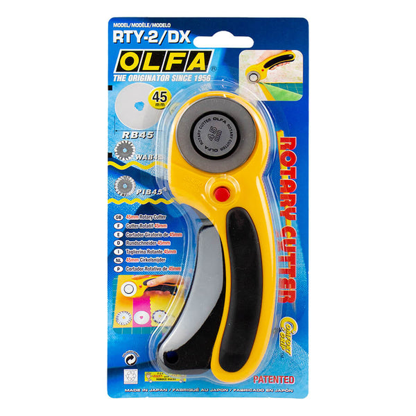 Olfa Ergonomic Rotary Cutter - 45mm - MaaiDesign Fabrics